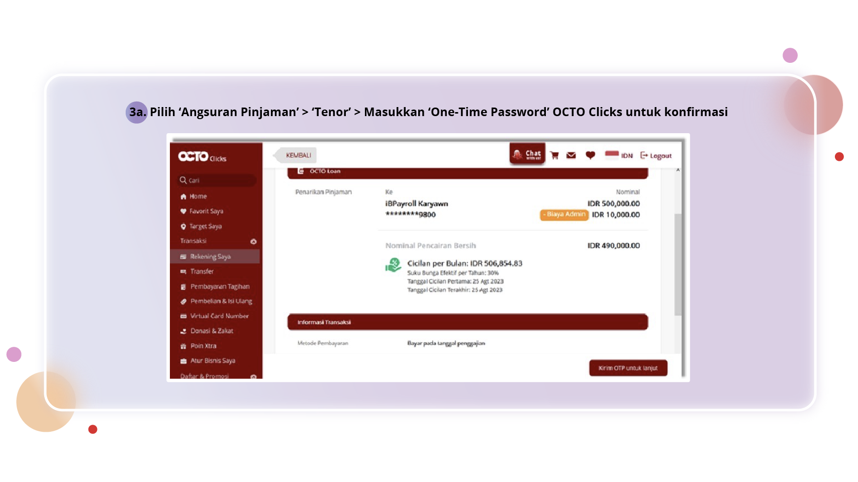 OCTO Loan - Dana talangan sebelum tanggal gajian!