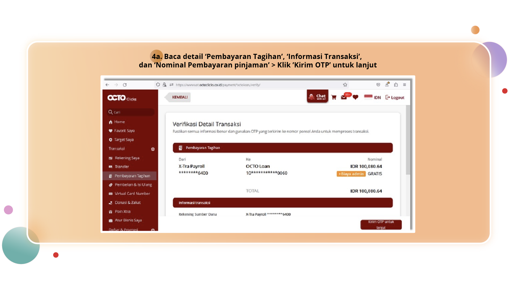 OCTO Loan - Dana talangan sebelum tanggal gajian!