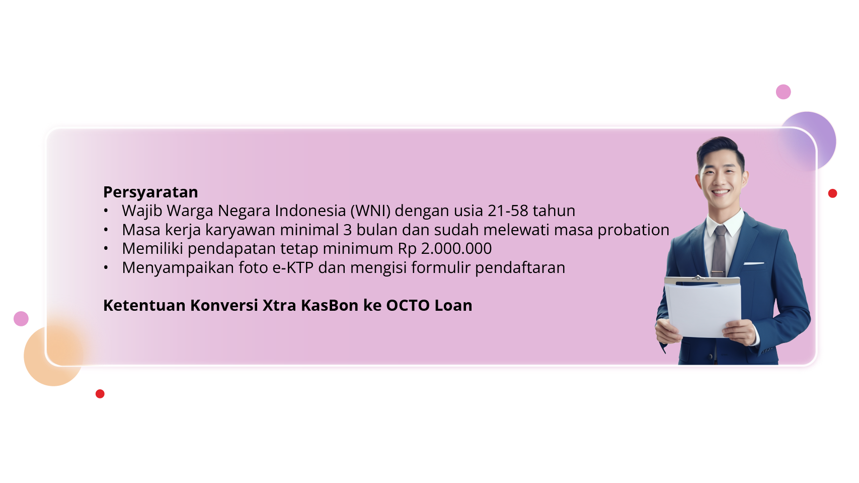 OCTO Loan - Dana talangan sebelum tanggal gajian!