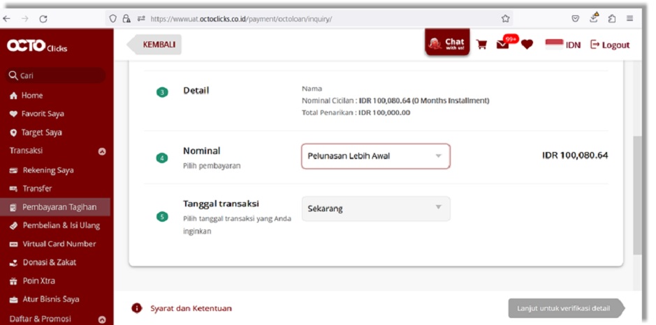 OCTO Loan - Dana talangan sebelum tanggal gajian!