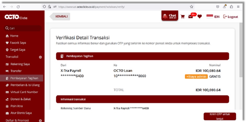 OCTO Loan - Dana talangan sebelum tanggal gajian!