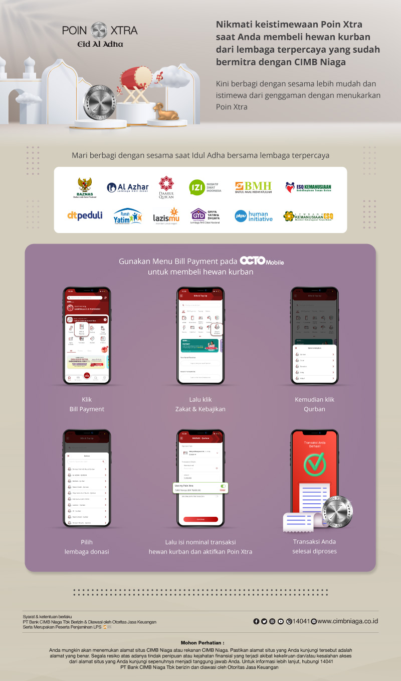 Berkurban dengan Poin Xtra